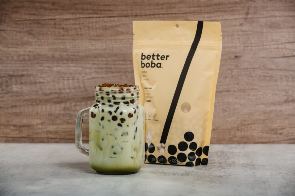 brown sugar boba includes premium tea sample & boba straw | better boba