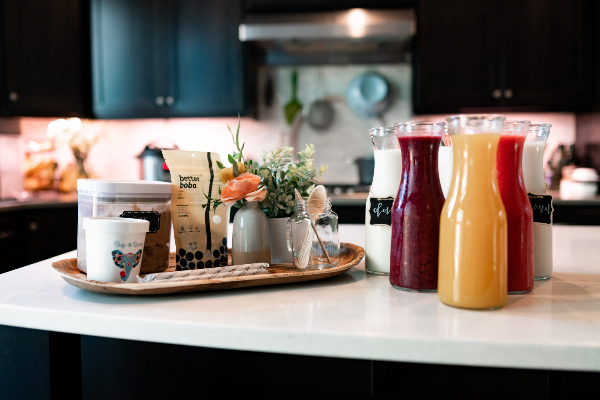 brown sugar boba includes premium tea sample & boba straw | better boba